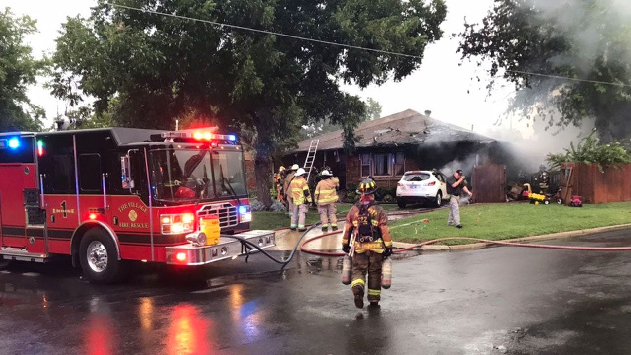 Firefighters Respond To Rekindled House Fire In The Village